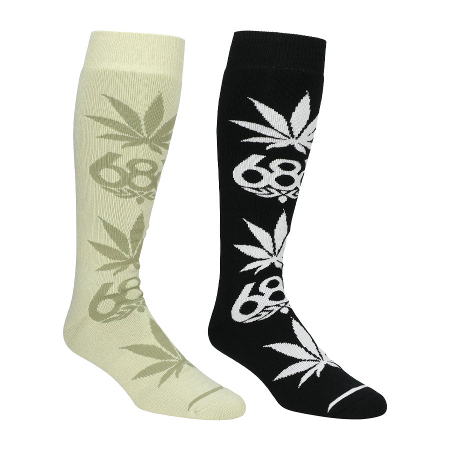 686 Huf Socks - 2 Pack Multi 2026 – The Source Snowboard & Skate