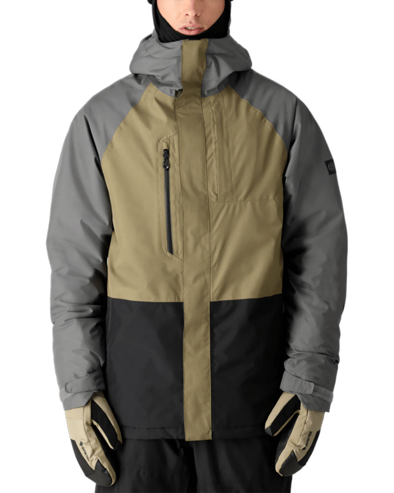 686 Men's Gore-Tex Core Insulated Jacket Rhino Grey Colorblock 2025 ...