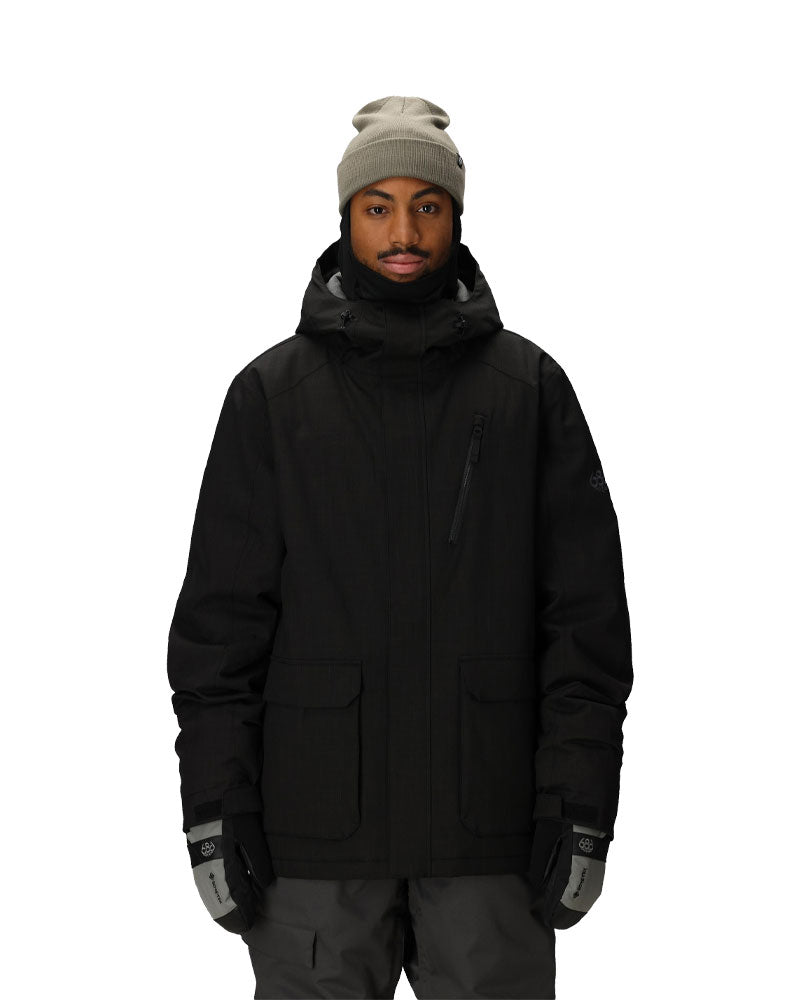 686 Men's Nightline Insulated Jacket Black Herringbone 2026 – The ...