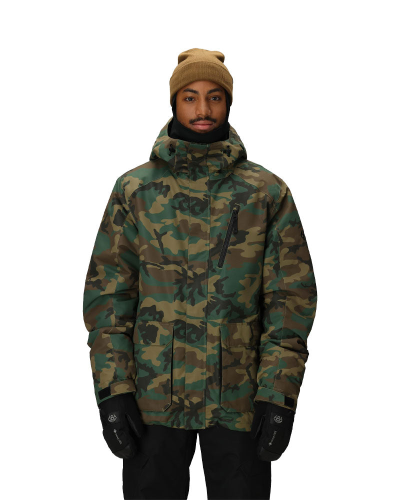686 Men's Nightline Insulated Jacket Camo 2026 – The Source Snowboard ...