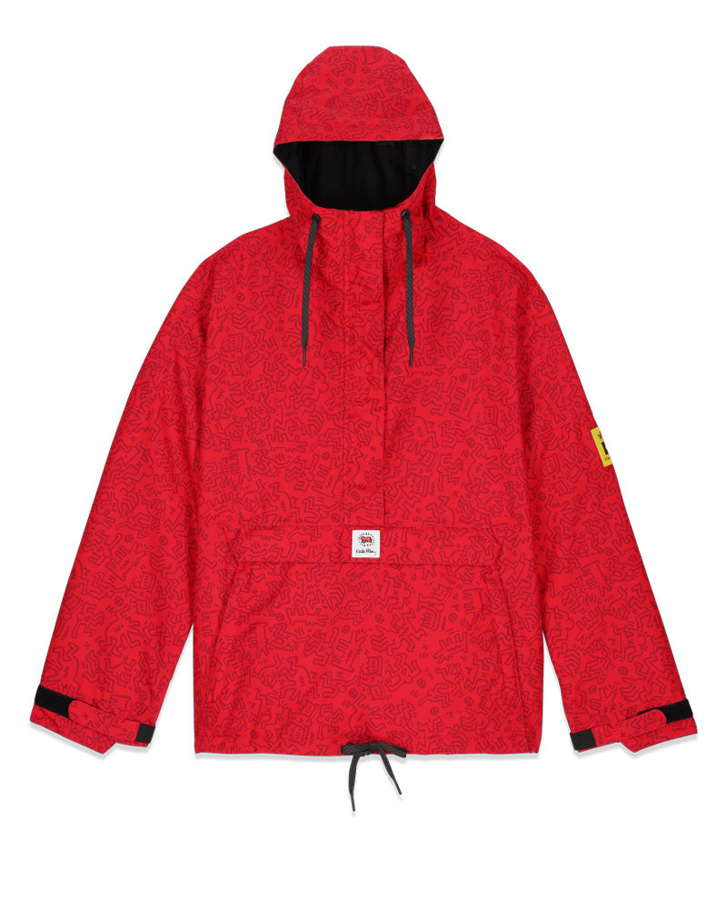 686 Women's Outline Shell Anorak Keith Haring Red 2025 – The Source ...