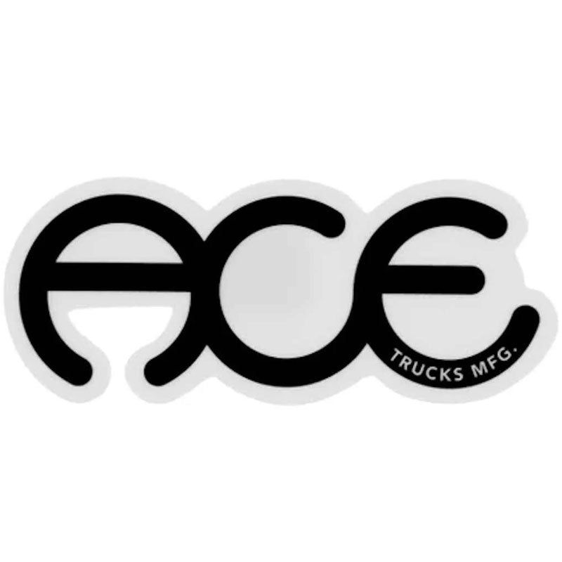 Ace Rings Logo Sticker 5" Black – The Source Snowboard & Skate