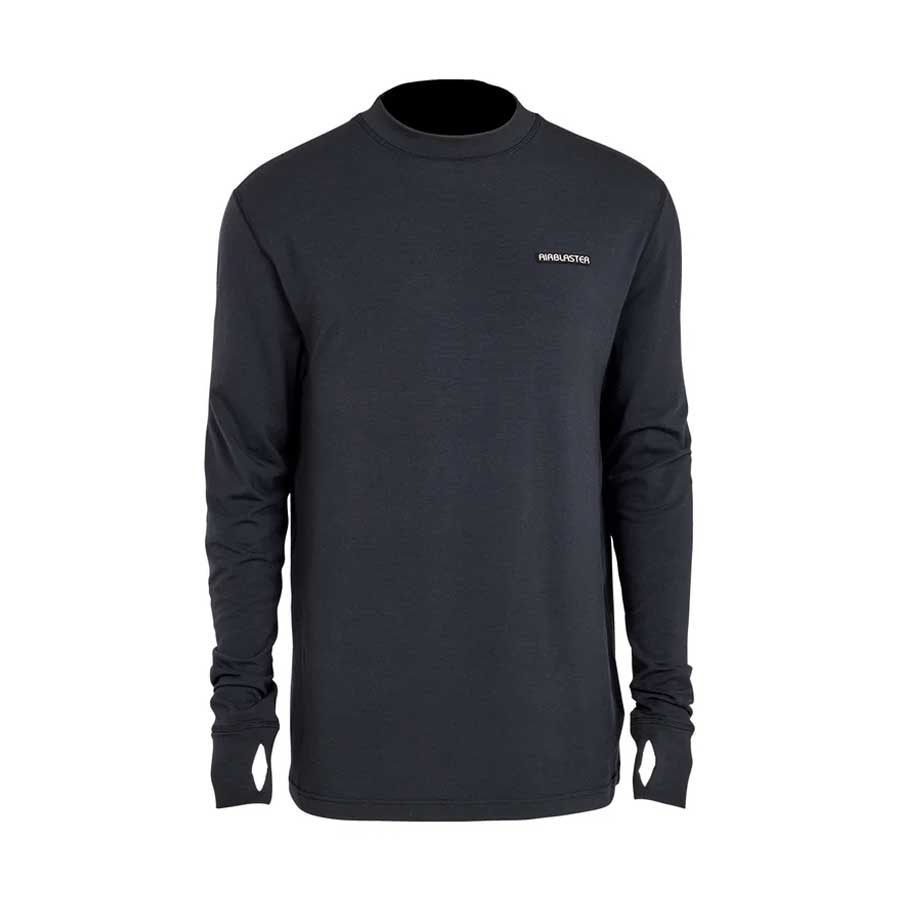 Airblaster Men's Base Layer Top Black 2026 – The Source Snowboard & Skate