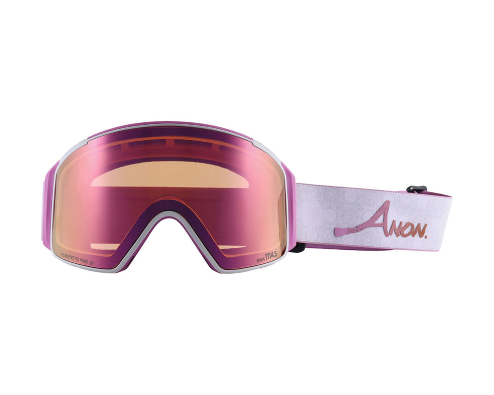 Anon M4S CNY LB Goggle White/Perceive Cloudy Pink + Bonus Lens + MFI M ...
