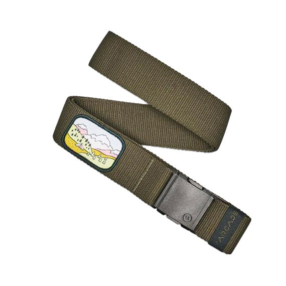 Arcade Earthling Belt - Ivy Green – The Source Snowboard & Skate