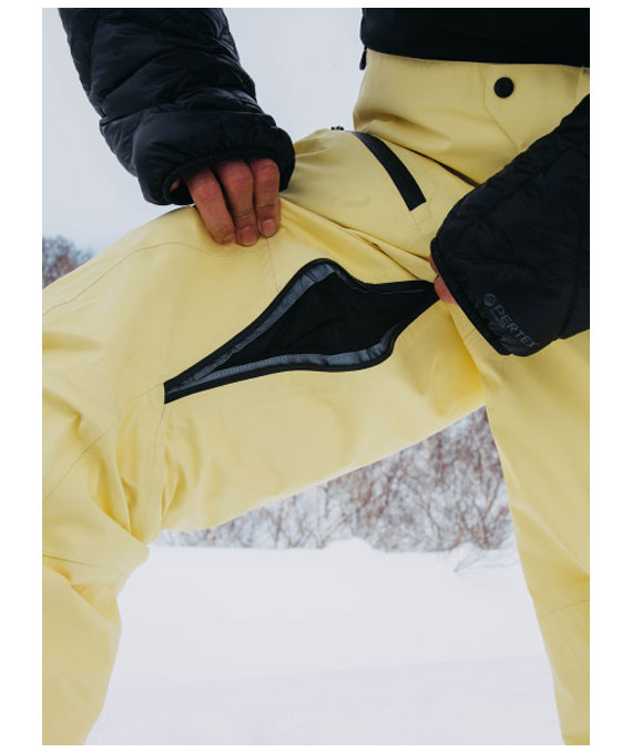 Burton Women's [ak] Tusk Gore-Tex PRO 3L Hi-Top Bib Pant Buttermilk 20 ...