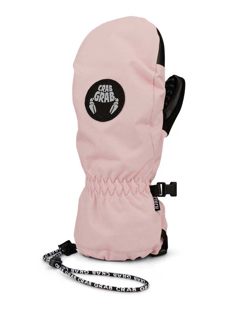 Crab Grab Kids' Cinch Mitt Soft Pink 2025 – The Source Snowboard & Skate