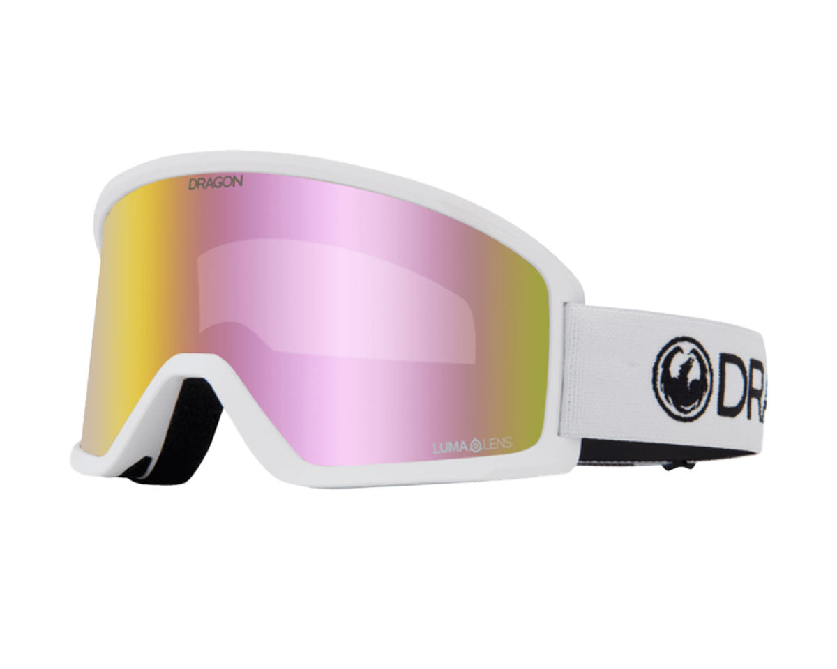 Dragon DX3 OTG Goggle White/LL Pink Ion 2025 – The Source Snowboard & Skate