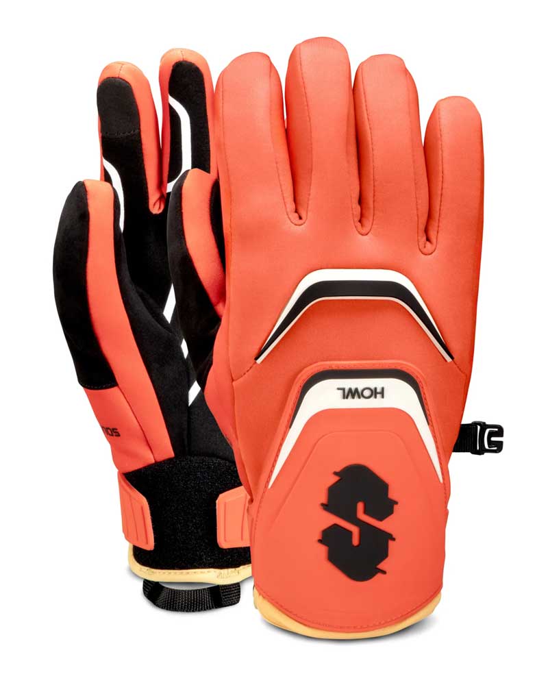 Howl Men's Svnr X Howl Glove Fire Red 2026 – The Source Snowboard & Skate