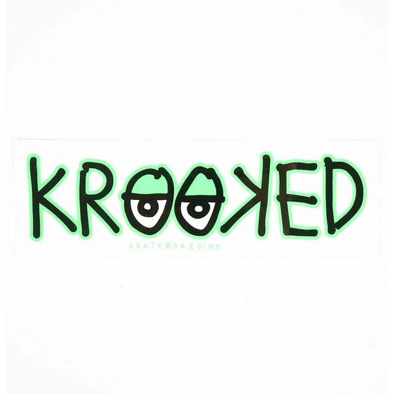 Krooked Logo Eyes Medium Sticker – The Source Snowboard & Skate
