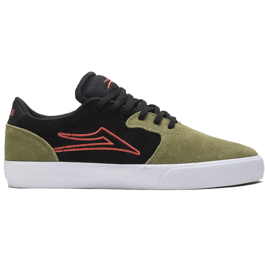 Lakai Cardiff - Olive/Black Suede – The Source Snowboard & Skate