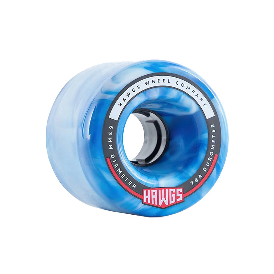 Landyahctz Fatty Hawgs Sky Blue Swirl 78A Wheels 63mm – The Source ...