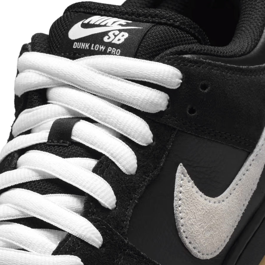 Nike SB Dunk Low Pro Shoe Black/White-Black-Gum Light Brown – The ...