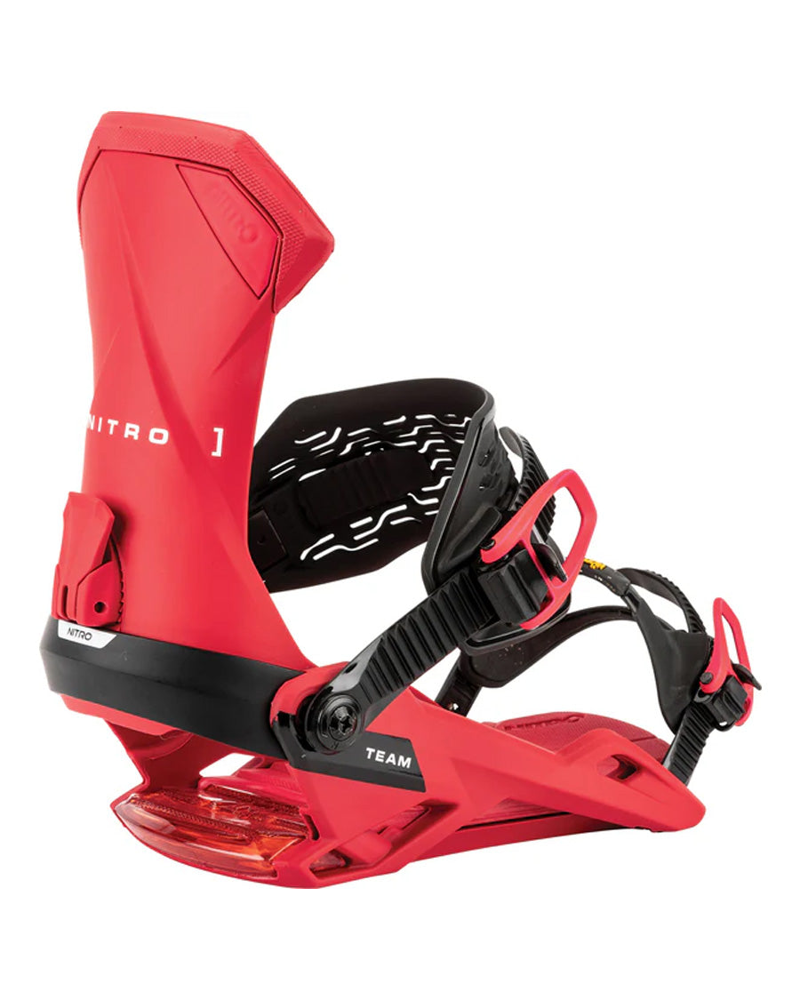 Nitro Men's Team Binding Vivid Red 2026 – The Source Snowboard & Skate