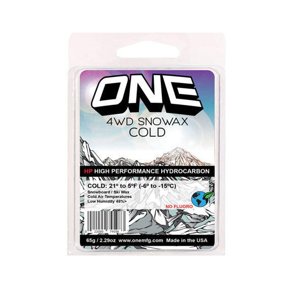 One Mfg Wax 4WD Cold Mini -6 to -15C 65g – The Source Snowboard & Skate