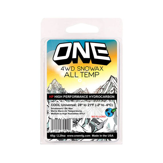 One Mfg Wax 4WD Cool Mini -2 to -6C 65g – The Source Snowboard & Skate