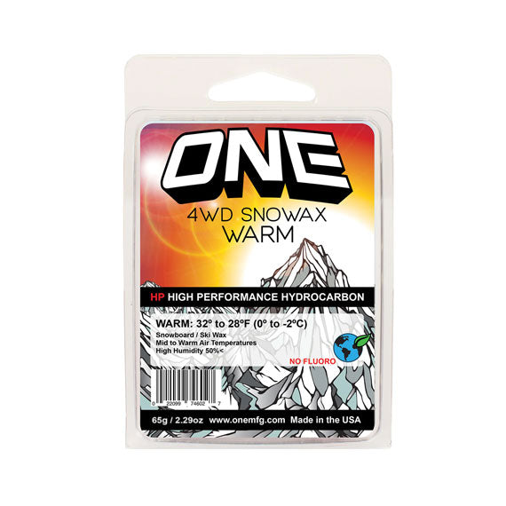 One Mfg Wax 4WD Warm Mini Warm -2C> 65g – The Source Snowboard & Skate
