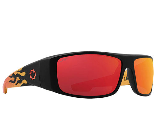 SPY Boo Johnson Logan Matte Black Orange Flames Happy Gray Green Red M ...