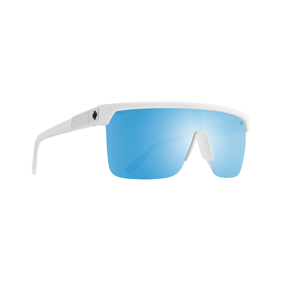 SPY Flynn 5050 Matte White - Happy Boost Bronze Polar Ice Blue Spectra ...