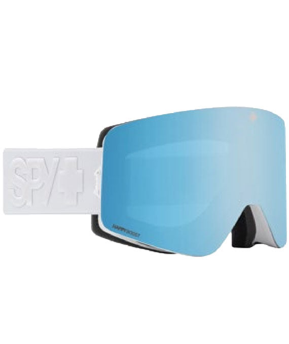 SPY Marauder SE Matte White - Happy Boost Bronze Happy Blue Mirror + B ...