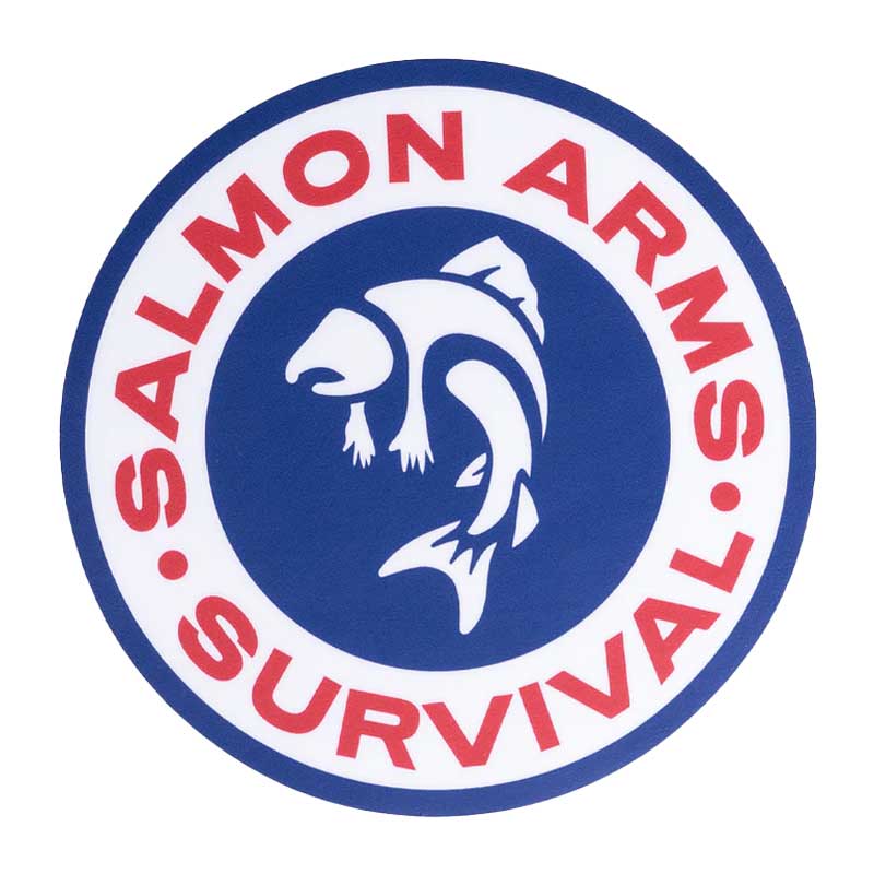 Salmon Arms Survival Sticker – The Source Snowboard & Skate