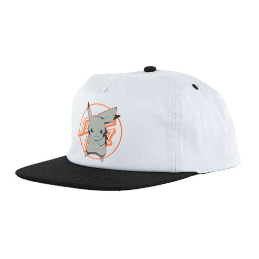 Santa Cruz Pokemon Pikachu Snapback Cap - White/Black – The Source ...