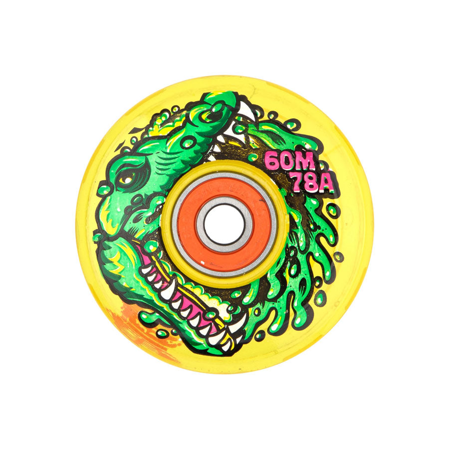 Slime Balls Gator Light Ups OG Slime Yellow 78A Wheels 60mm – The ...