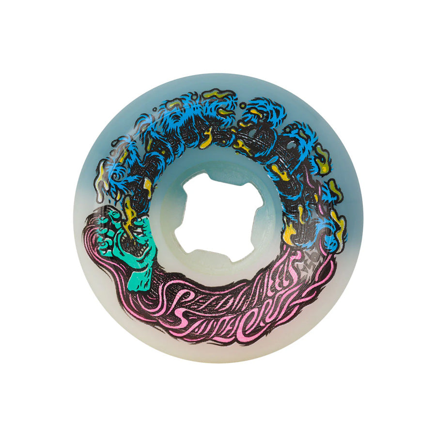 Slime Balls Hairballs 50-50 White/Teal 95A Wheels 54mm – The Source ...