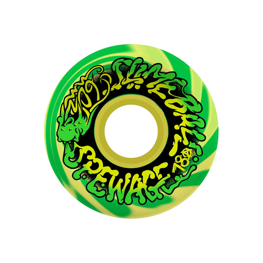 Slime Balls Spewage Og Slime Grn/Yel Swirl 78A Wheels 60mm – The Source ...