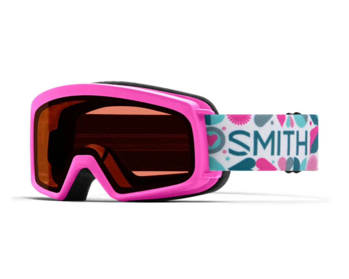 Smith Rascal Goggle Vivid Pink Hearts 2026 – The Source Snowboard & Skate