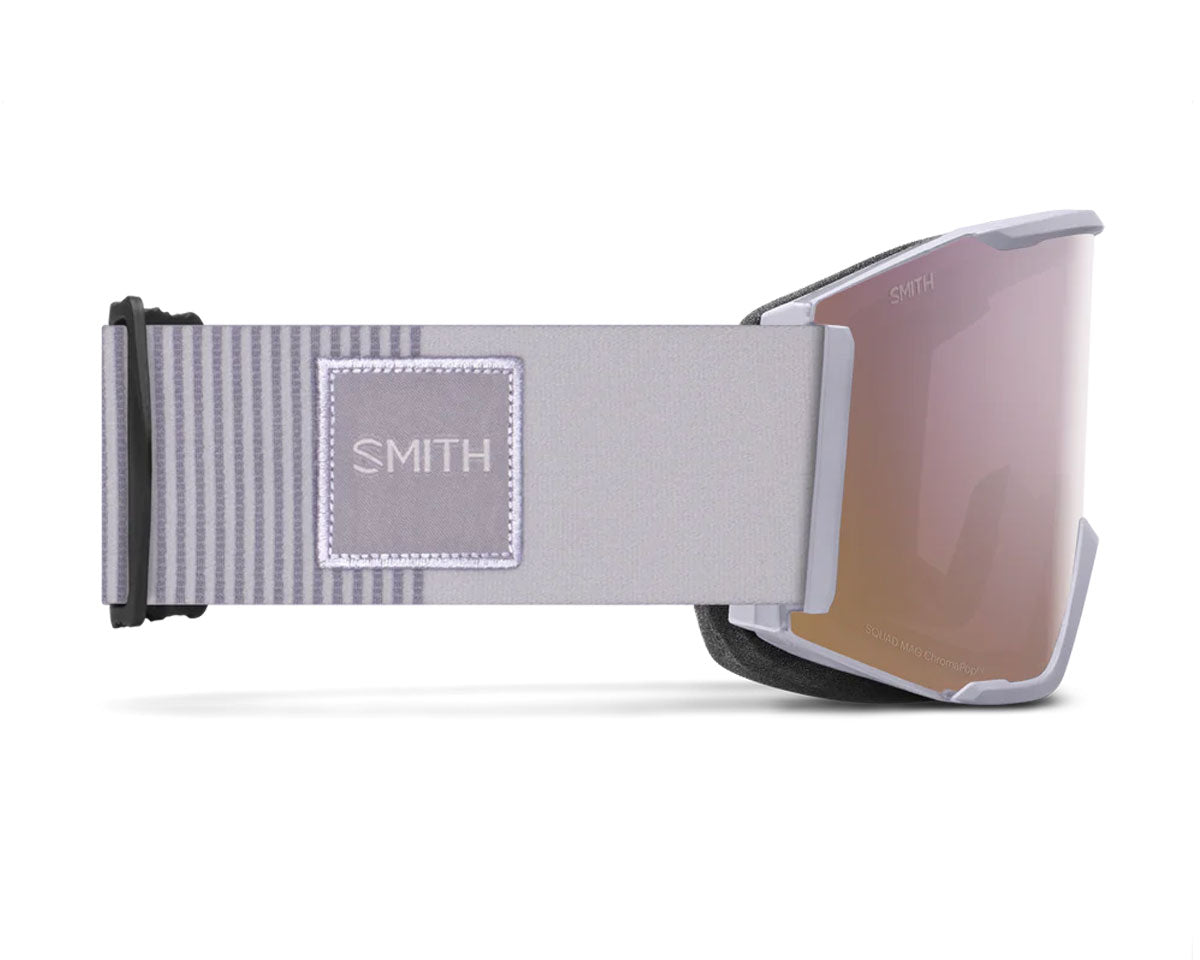 Smith Squad Mag Goggle Lunar Fog - ChromaPop Everyday Rose Gold Mirror – The Source Snowboard ...