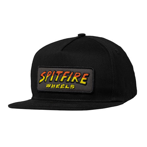 Spitfire Hell Hounds Script Patch Snapback Black – The Source Snowboard & Skate