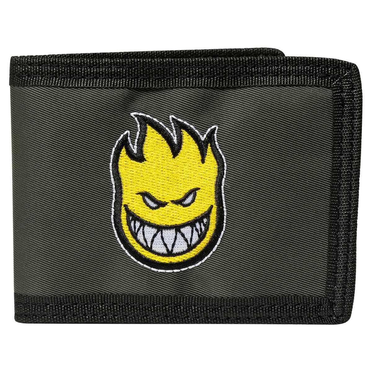 Spitfire Big Head Fill Bi-Fold Wallet Charcoal/Yellow – The Source ...