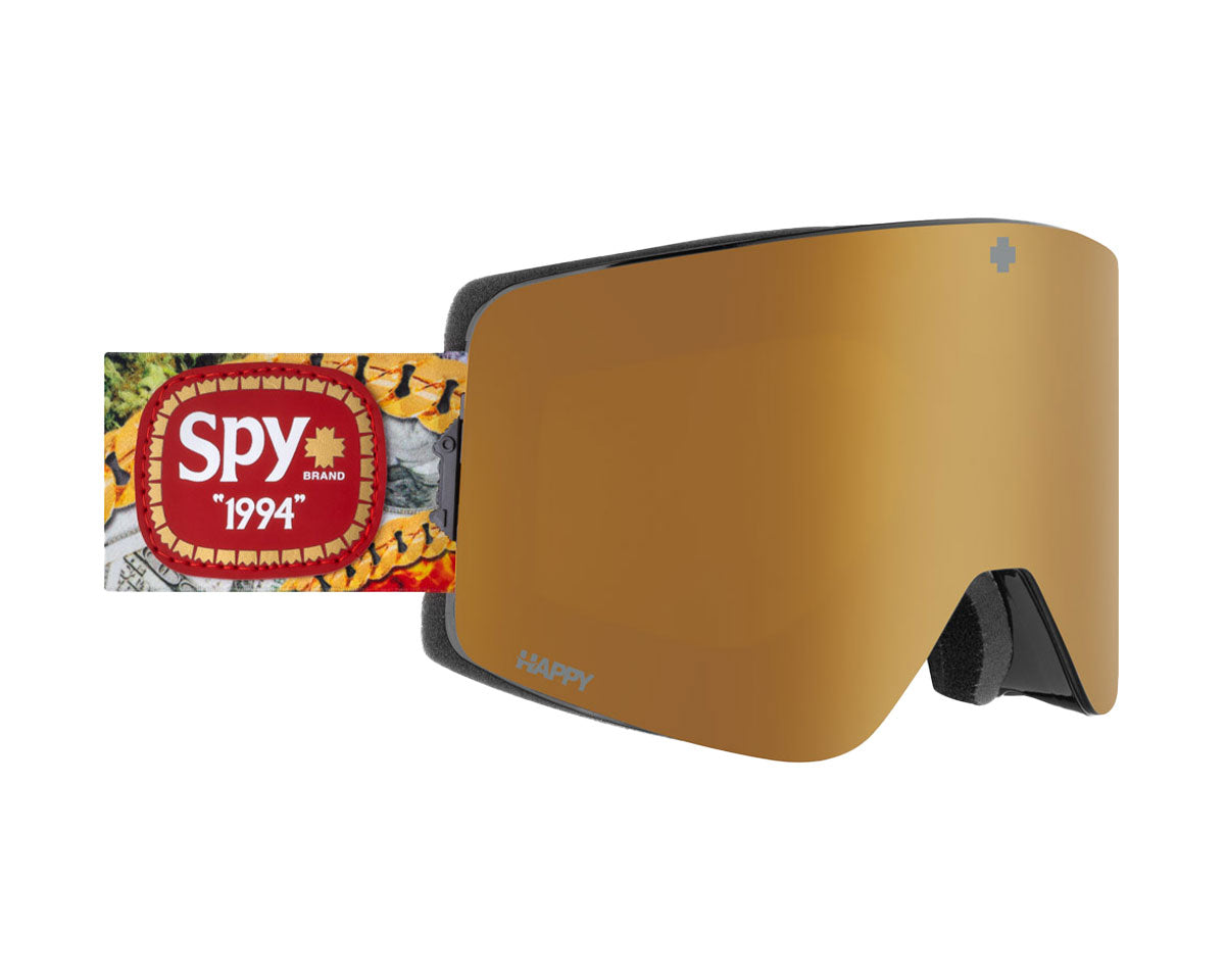 Spy Marauder Goggle Essentials/Happy Bronze Gold Mirror + Happy Ll Yel ...