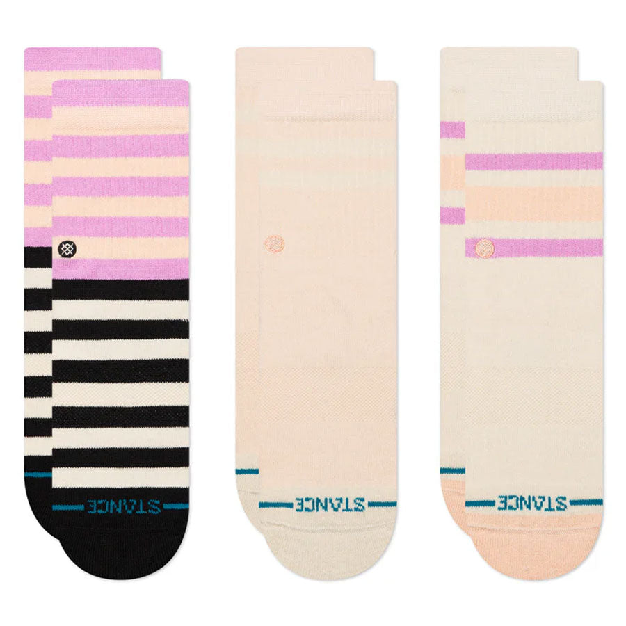 Stance Kids' Melodious 3-Pack Sock Peach – The Source Snowboard & Skate