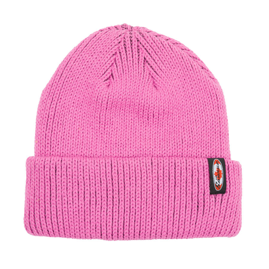 The Source Cuffed Leaf Label Beanie Baked Flamingo – The Source ...