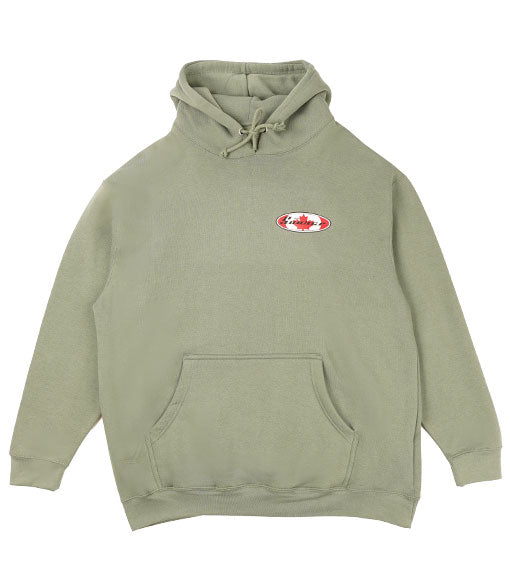 The Source Heavyweight OG Leaf Hooded Sweatshirt Sage – The Source ...