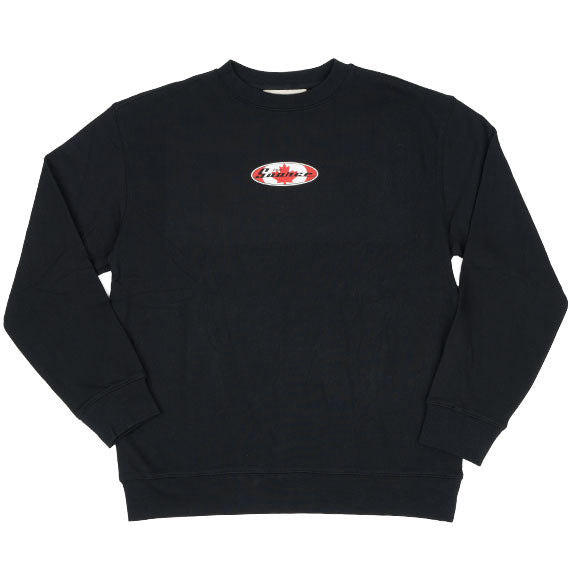 The Source OG Leaf Logo Crewneck Omen Black – The Source Snowboard & Skate
