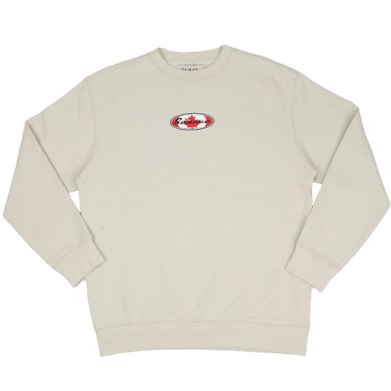 The Source OG Leaf Logo Crewneck Waterfall Mist – The Source Snowboard ...