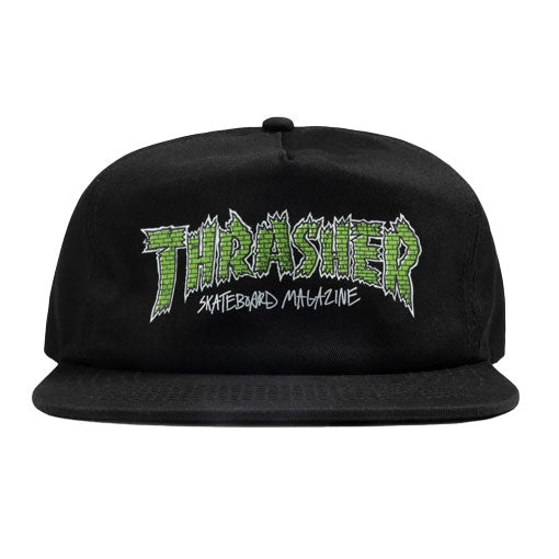 Thrasher Brick Snapback Cap - Black – The Source Snowboard & Skate