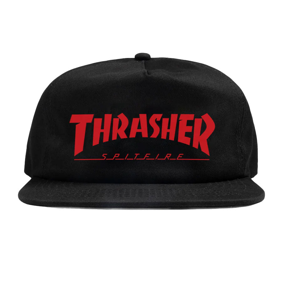 Thrasher X Spitfire Snapback Black – The Source Snowboard & Skate