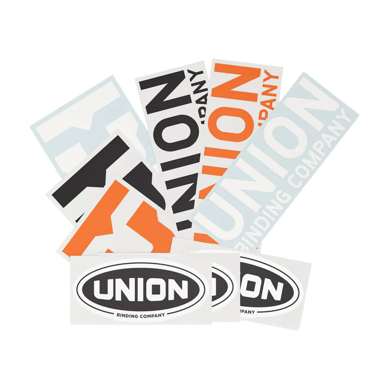Union Multipack Sticker Assorted 2026 – The Source Snowboard & Skate