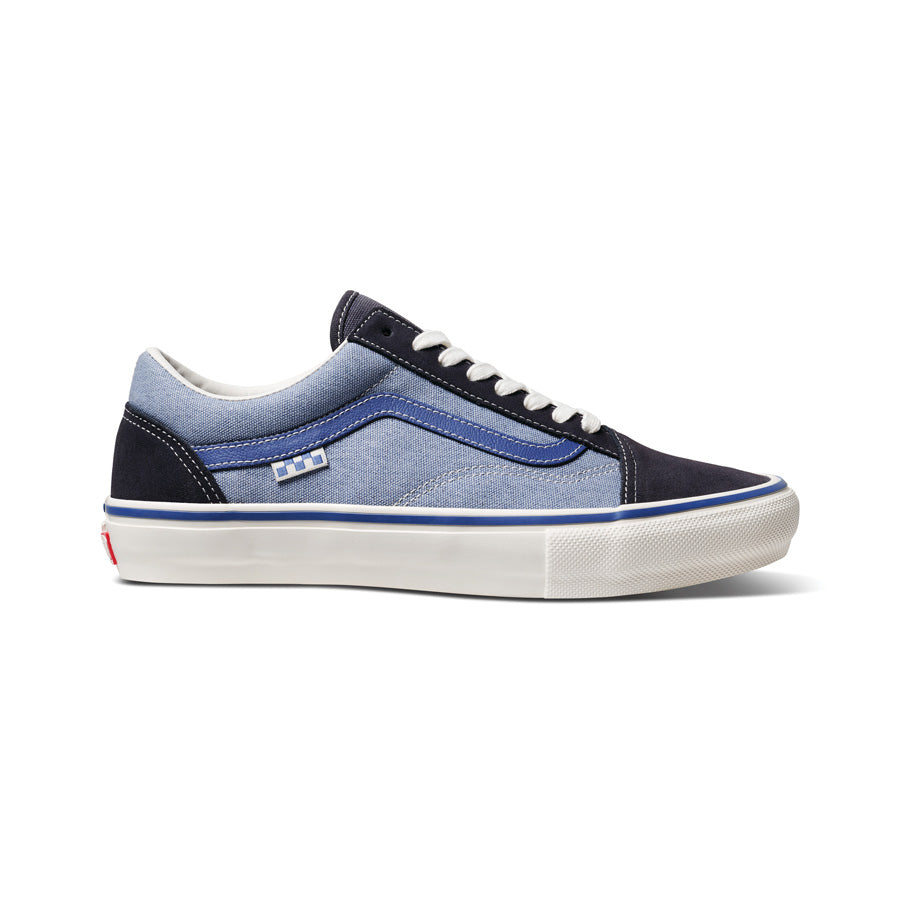 Vans Skate Old Skool Elijah Berle - Vintage Blue – The Source Snowboard ...