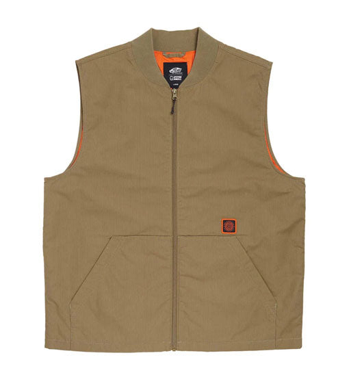 Vans Spitfire Wheels Vest Gothic Olive – The Source Snowboard & Skate
