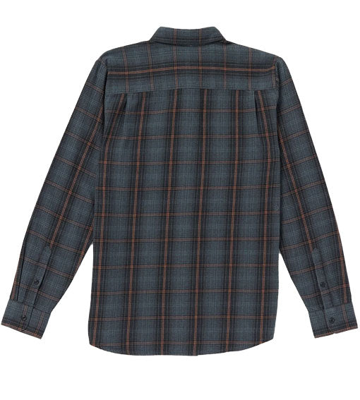 Volcom Heavy Twills Flannel Dark Slate – The Source Snowboard & Skate