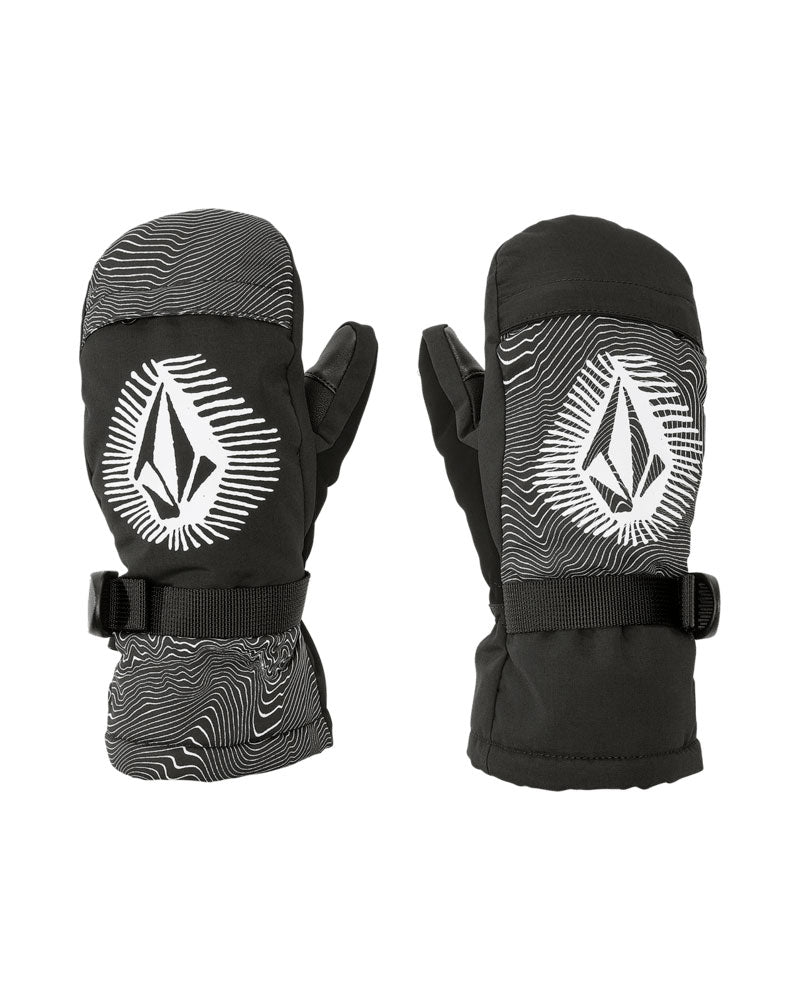 Volcom Kids' Day Saver Mitt Black Print 2025 – The Source Snowboard & Skate