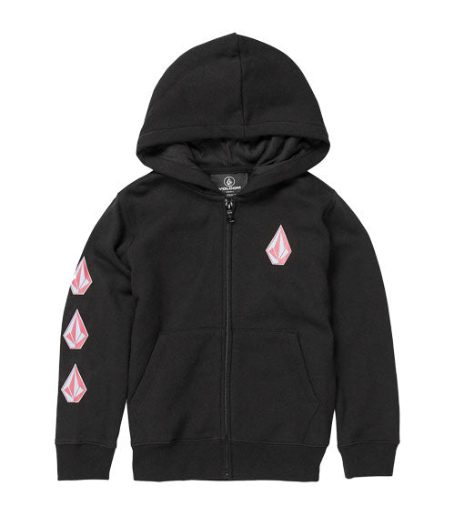 Volcom Kids’ Tots Iconic Stone Zip New Black – The Source Snowboard & Skate