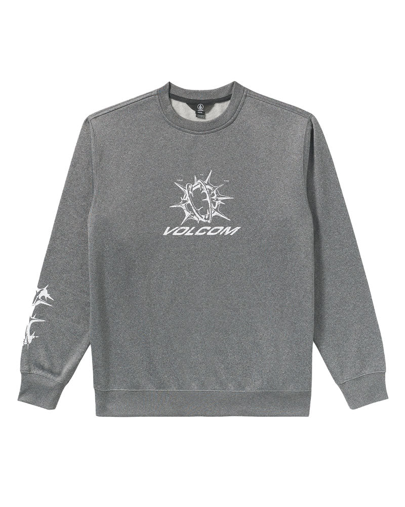 Volcom Men's Hydro Crew Heather Black 2026 – The Source Snowboard & Skate