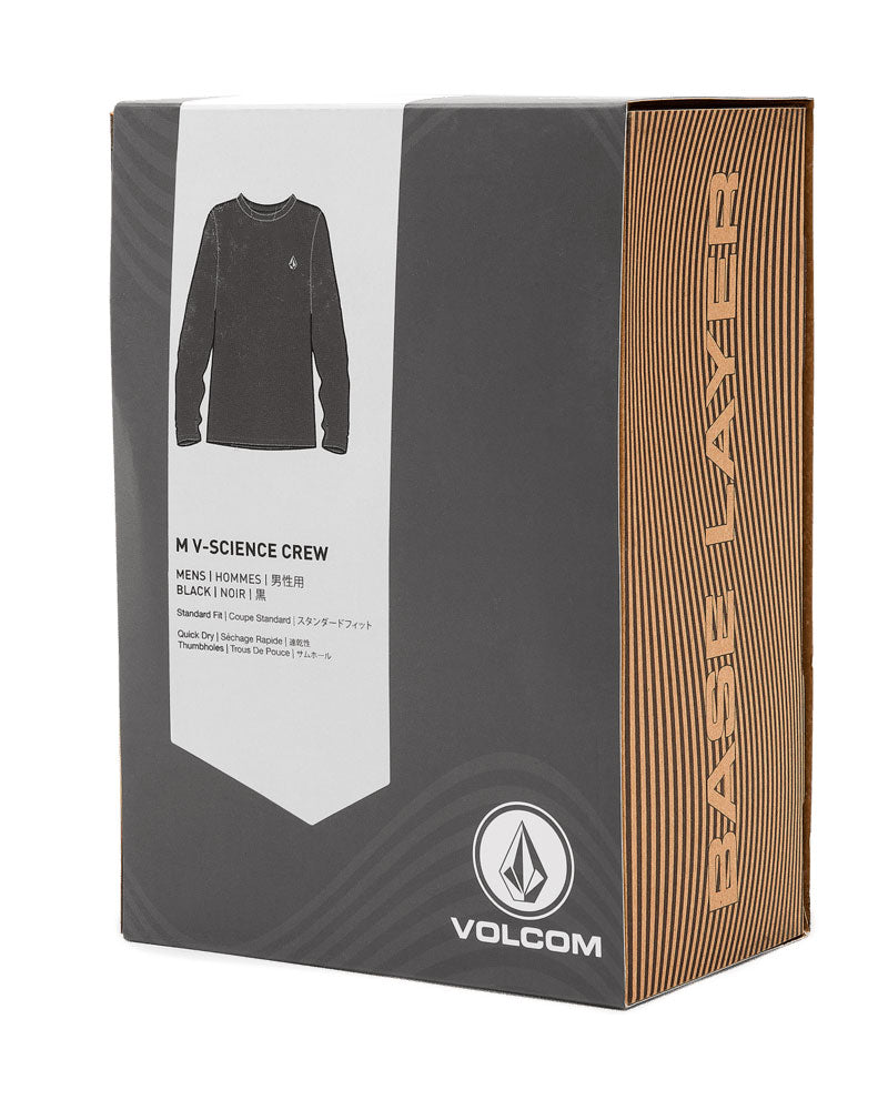 Volcom Men's M V-Science Crew Black 2025 – The Source Snowboard & Skate