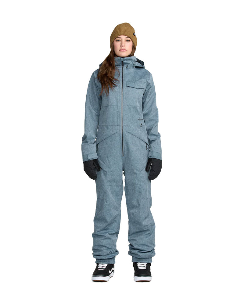 Volcom Women's Shiloh Snow Suit Denim 2026 – The Source Snowboard & Skate